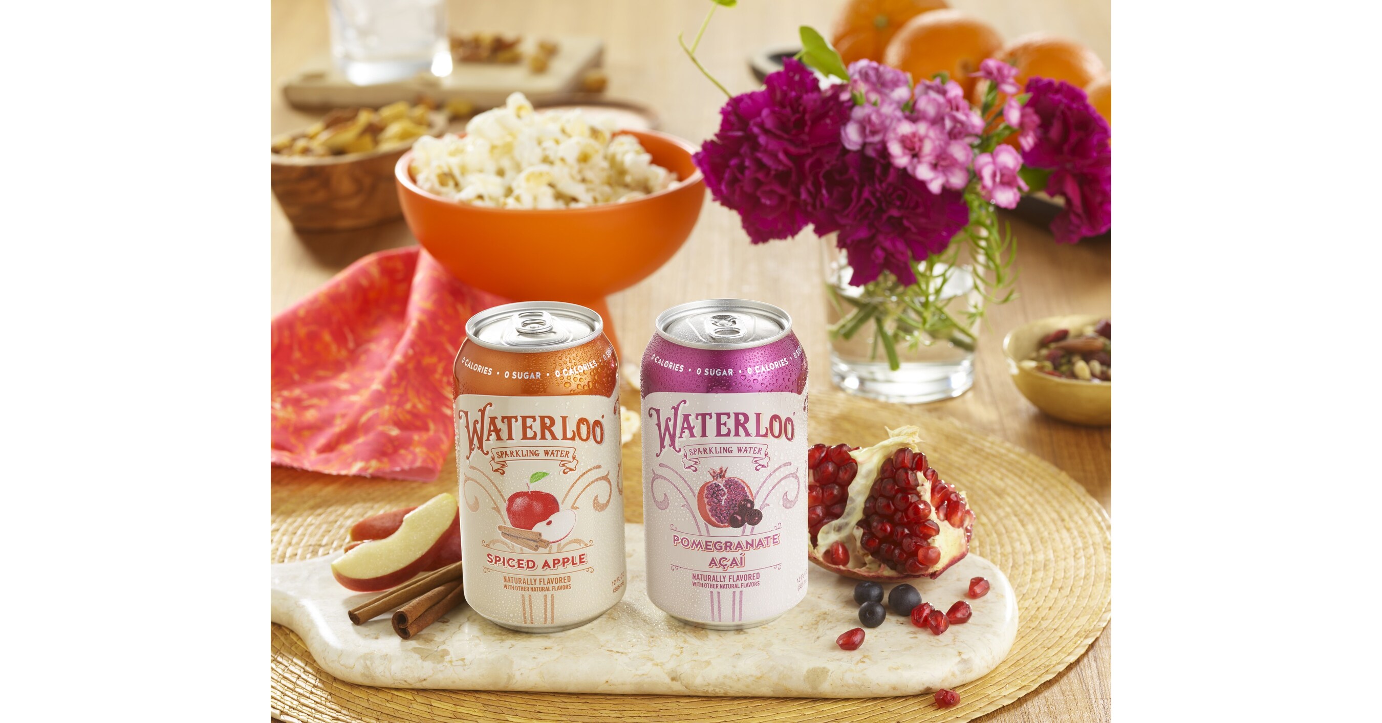 WATERLOO SPARKLING WATER INTRODUCES ALL-NEW POMEGRANATE AÇAÍ AND BRINGS ...