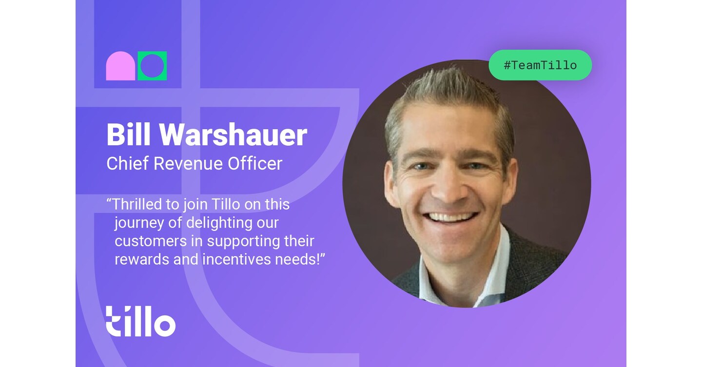 Tillo Welcomes Bill Warshauer as Chief Revenue Officer for North America