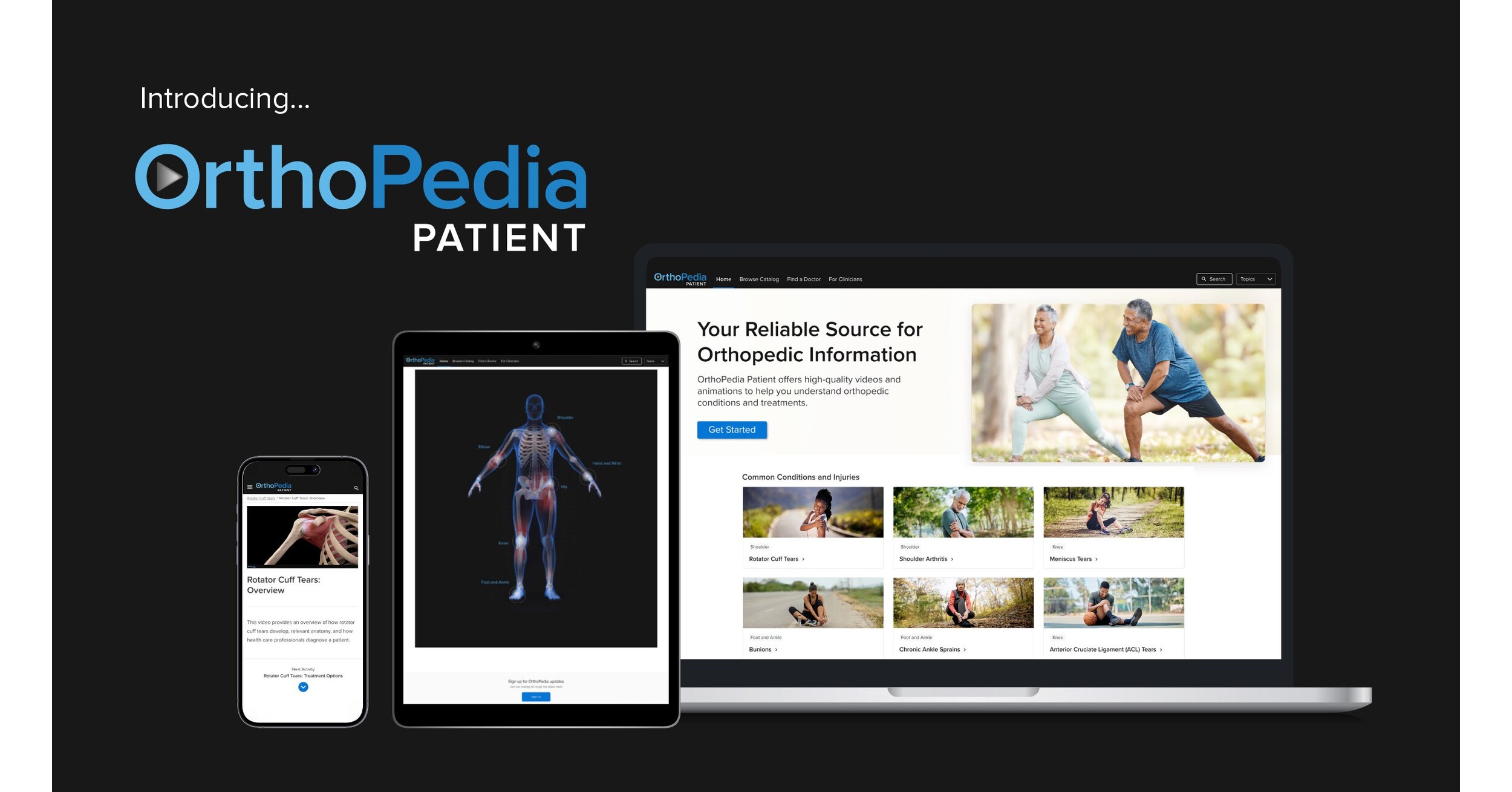 Arthrex Launches Online Learning Tool for Orthopedic Patients