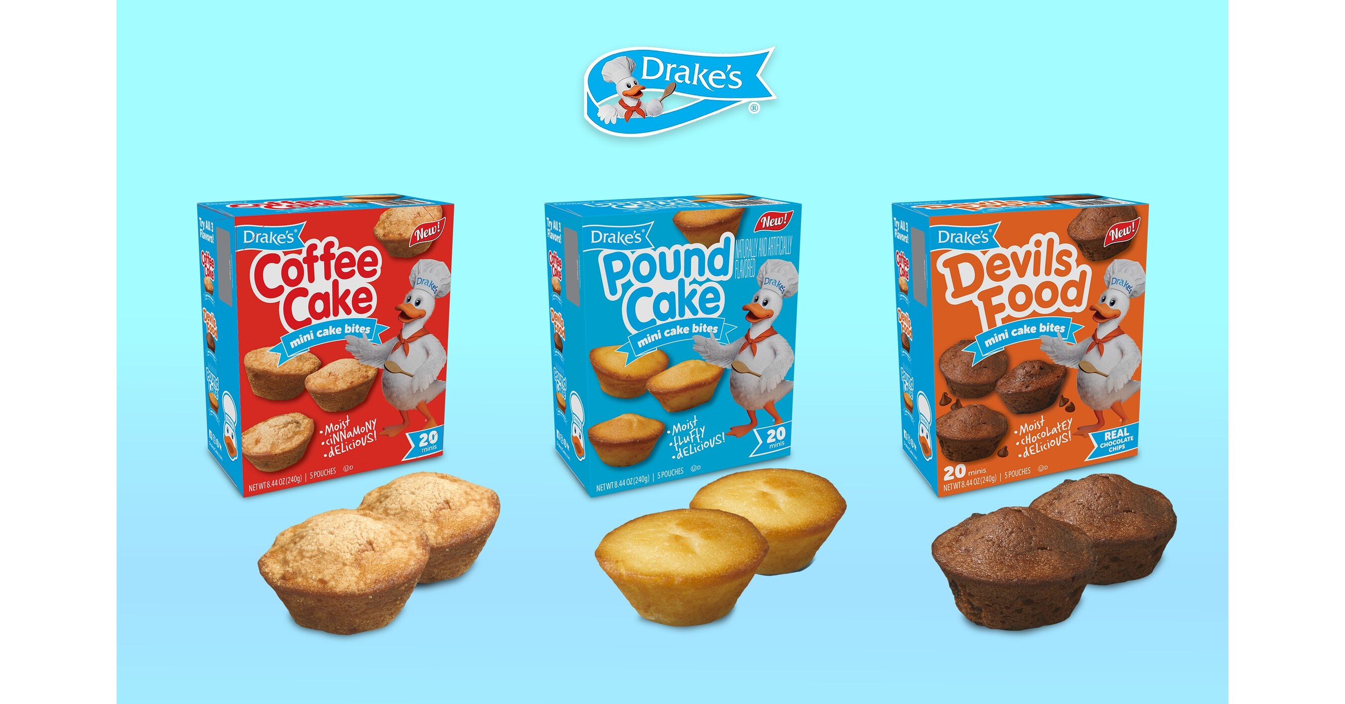 Drake's® Introduces Drake's Mini Cake Bites -- Big flavors in a Mini ...