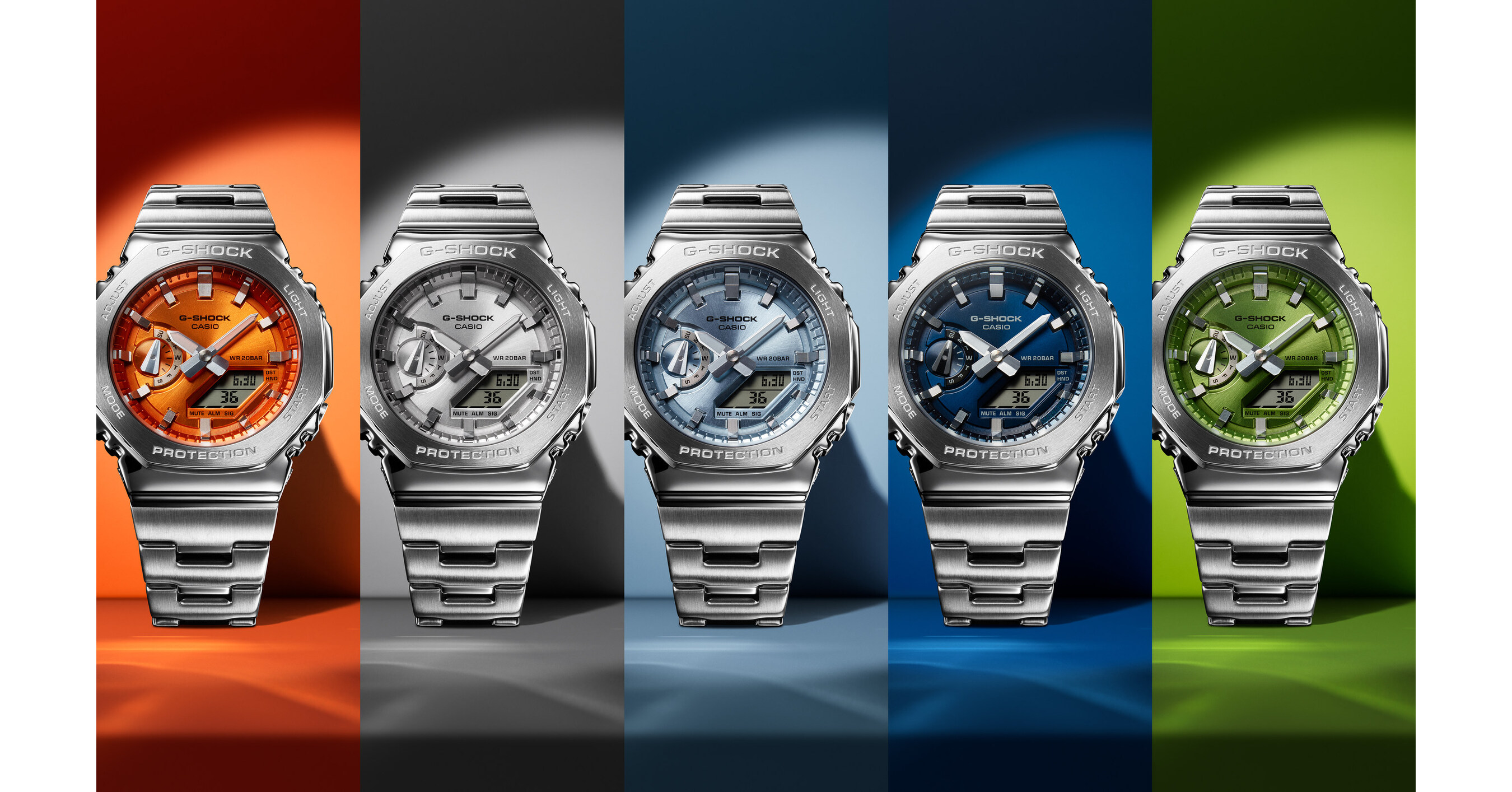 G-SHOCK Unveils the G-STEEL GM2110D: The First Ever Metal Bracelet and ...