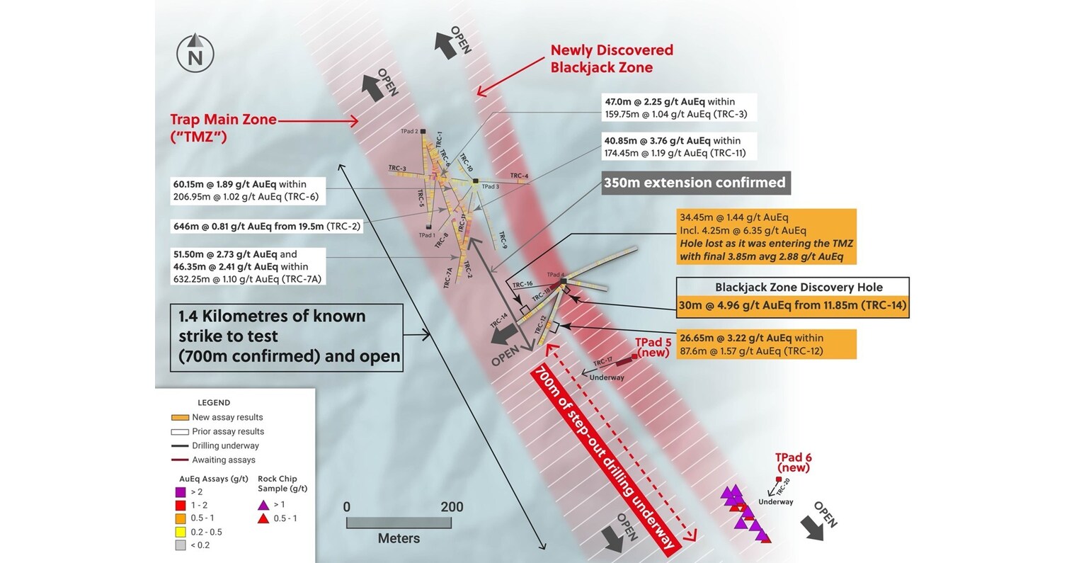 Collective Mining Extends Trap 350 Metres Along Strike and Discovers a ...