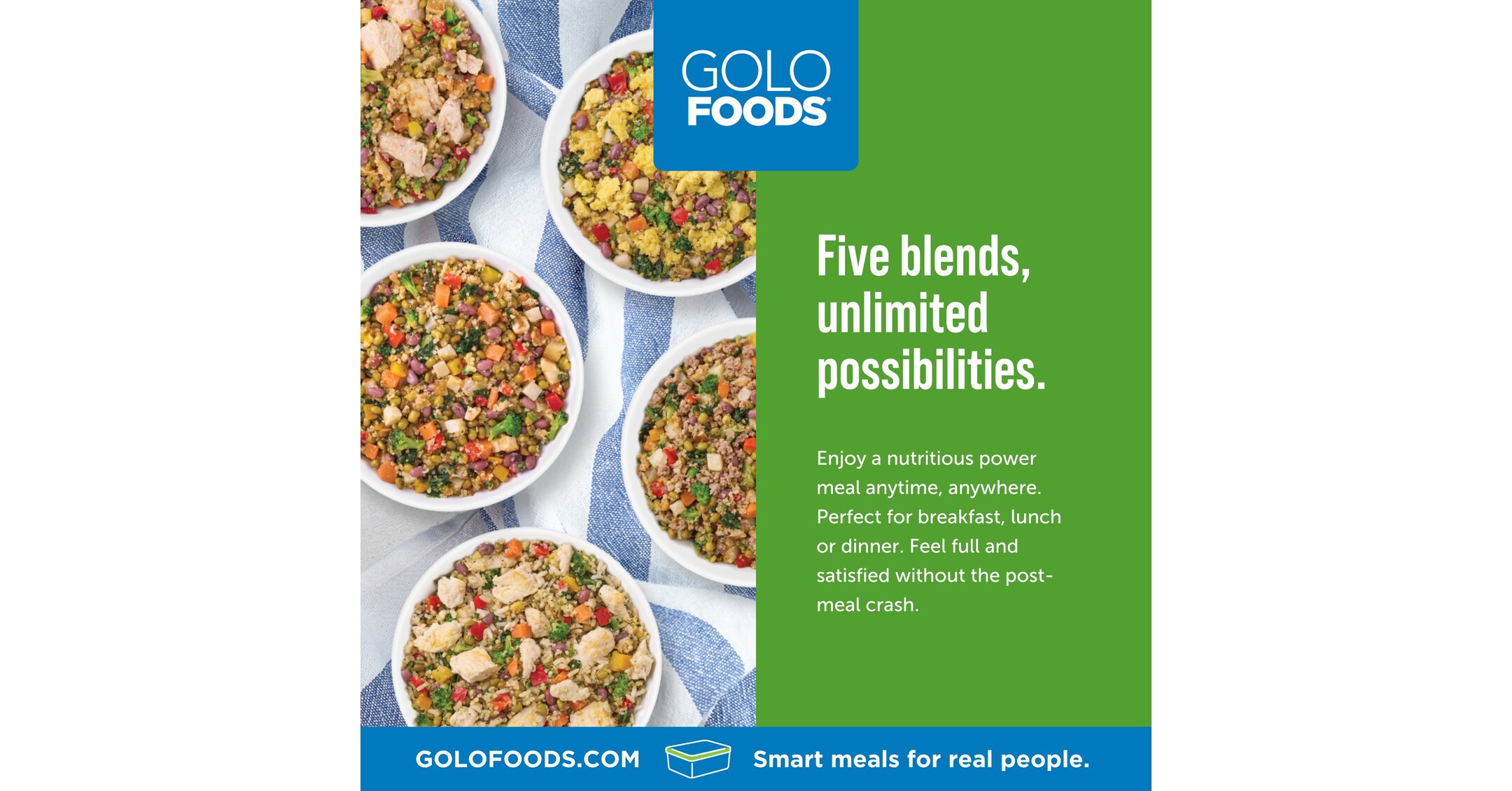 GOLO LAUNCHES GOLO FOODS -- NEW LINE OF NUTRITIONALLY BALANCED FROZEN ...