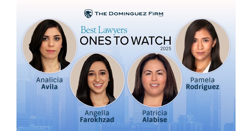Five Attorneys from The Dominguez Firm Recognized by Best Lawyers® for 2025