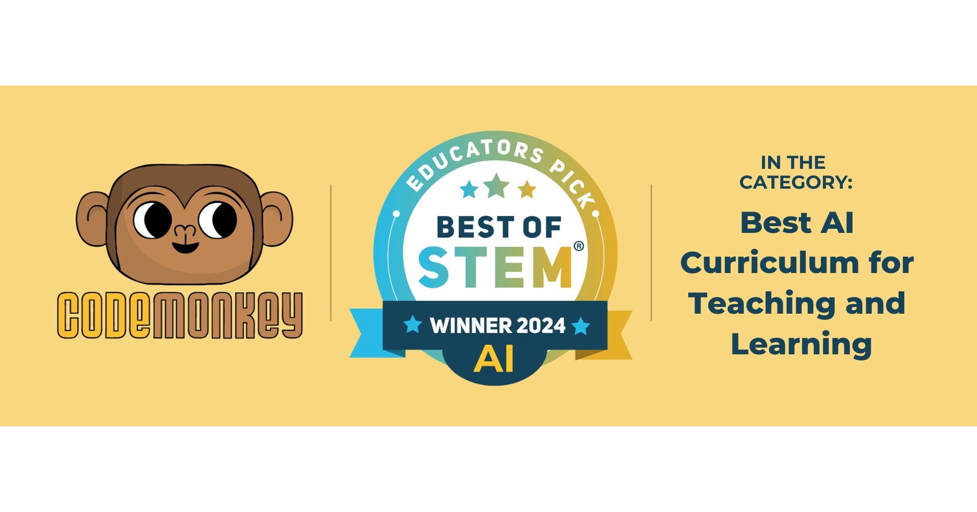 CodeMonkey Wins Prestigious 2024 Award for Best AI Curriculum