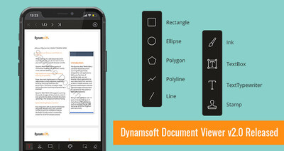 Dynamsoft Announces Document Viewer SDK Version 2.0 with Enhanced Annotation Capabilities and ...
