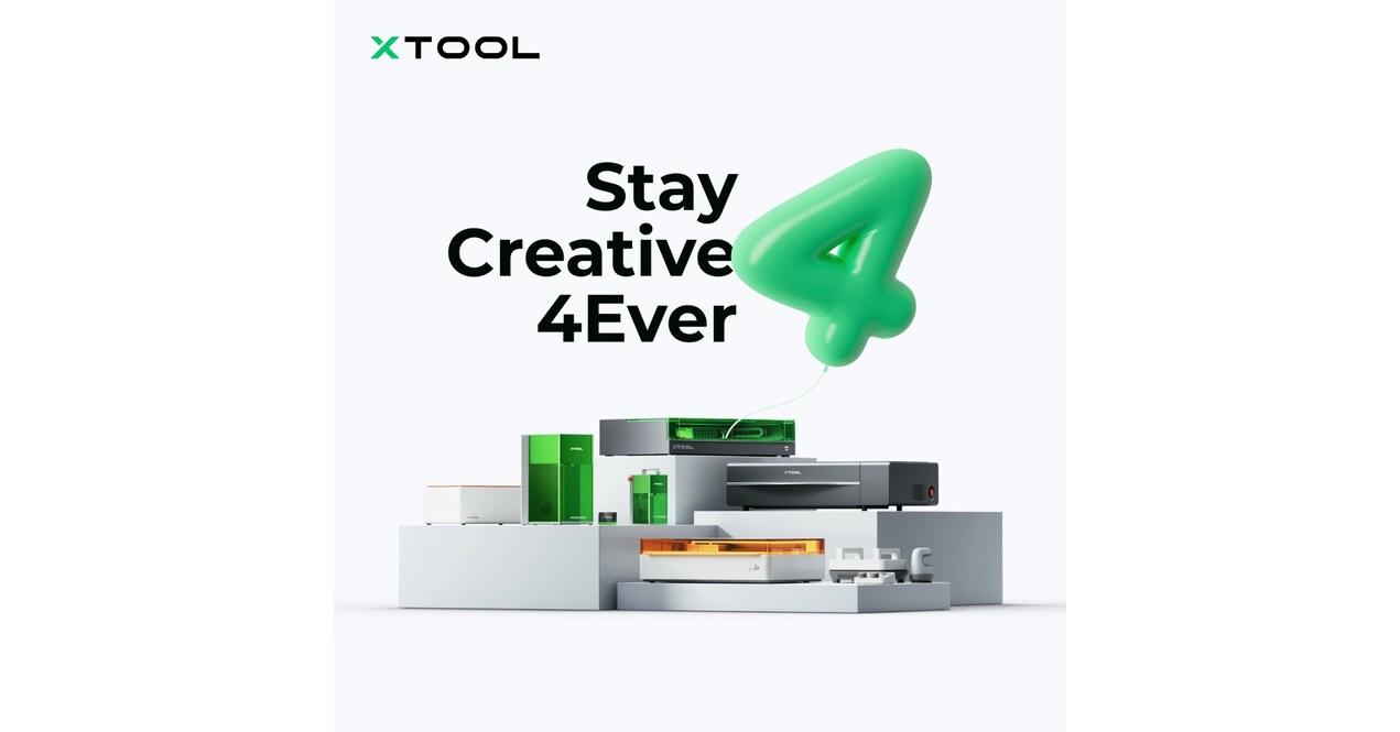 xTool Celebrates 4th Anniversary with Newly Launched P2S and Year's ...