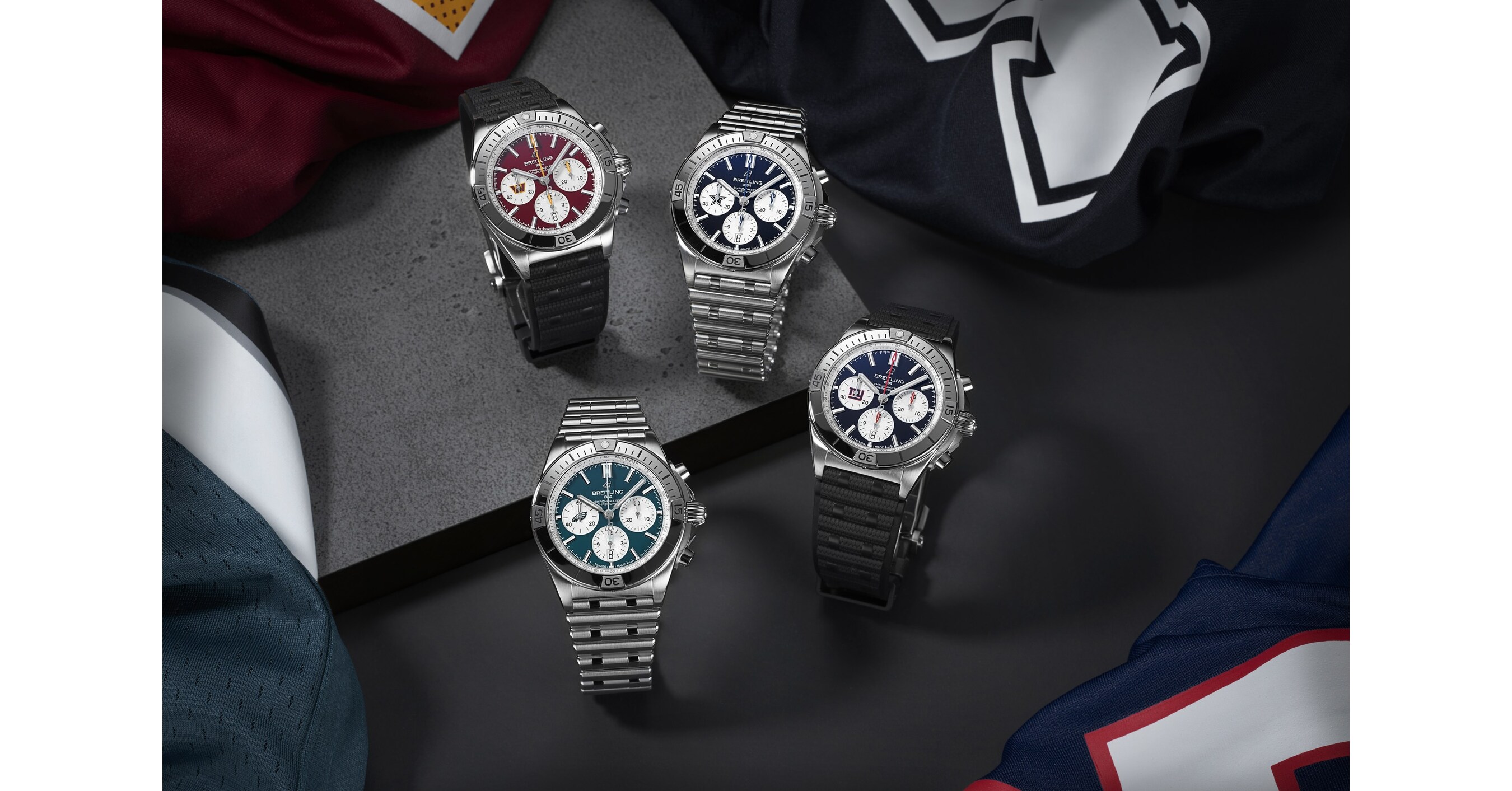 READY FOR THE FIELD: INTRODUCING THE BREITLING CHRONOMAT NFL COLLECTION