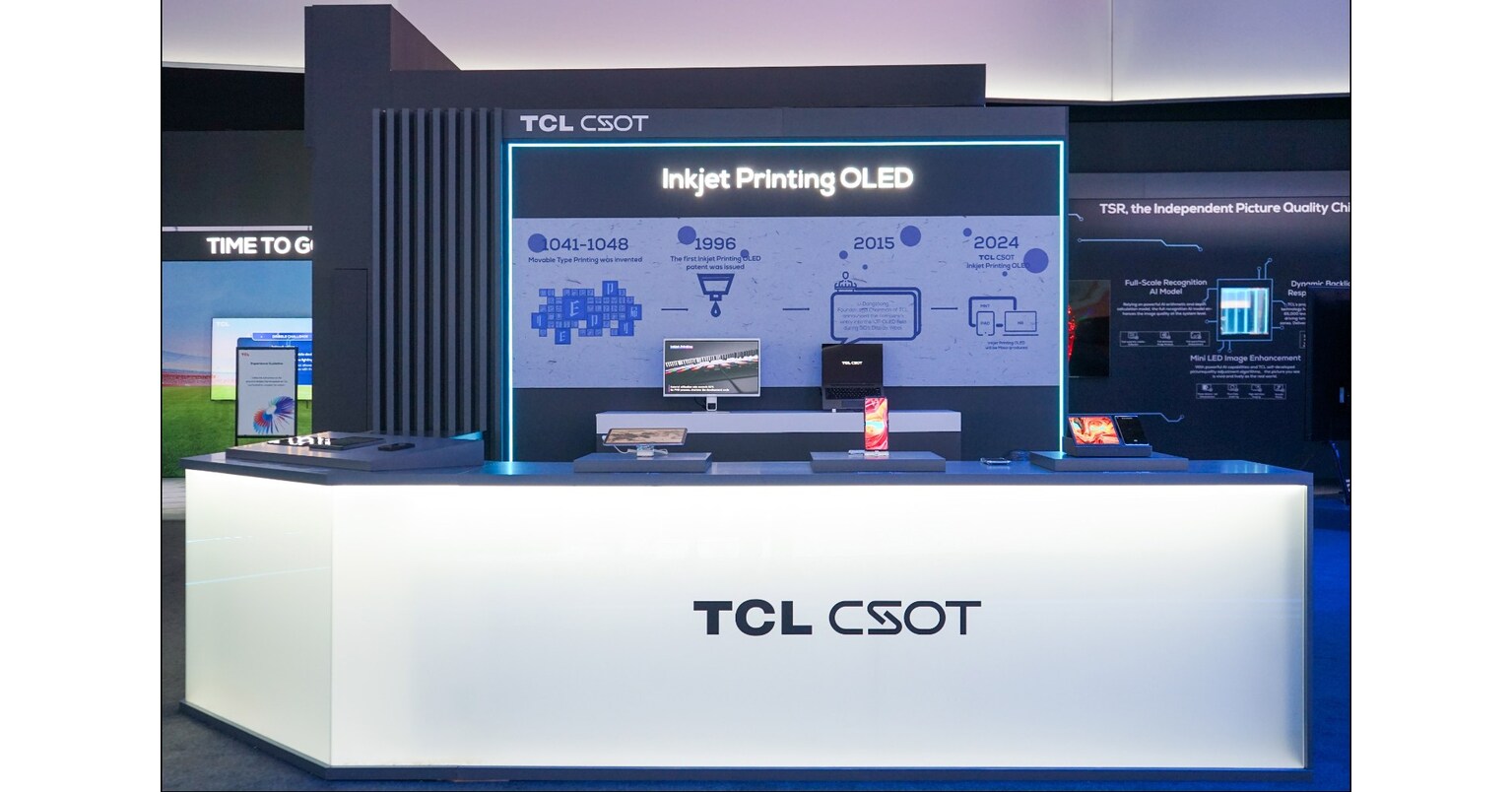 TCL CSOT Presents Groundbreaking Display Solutions at IFA 2024