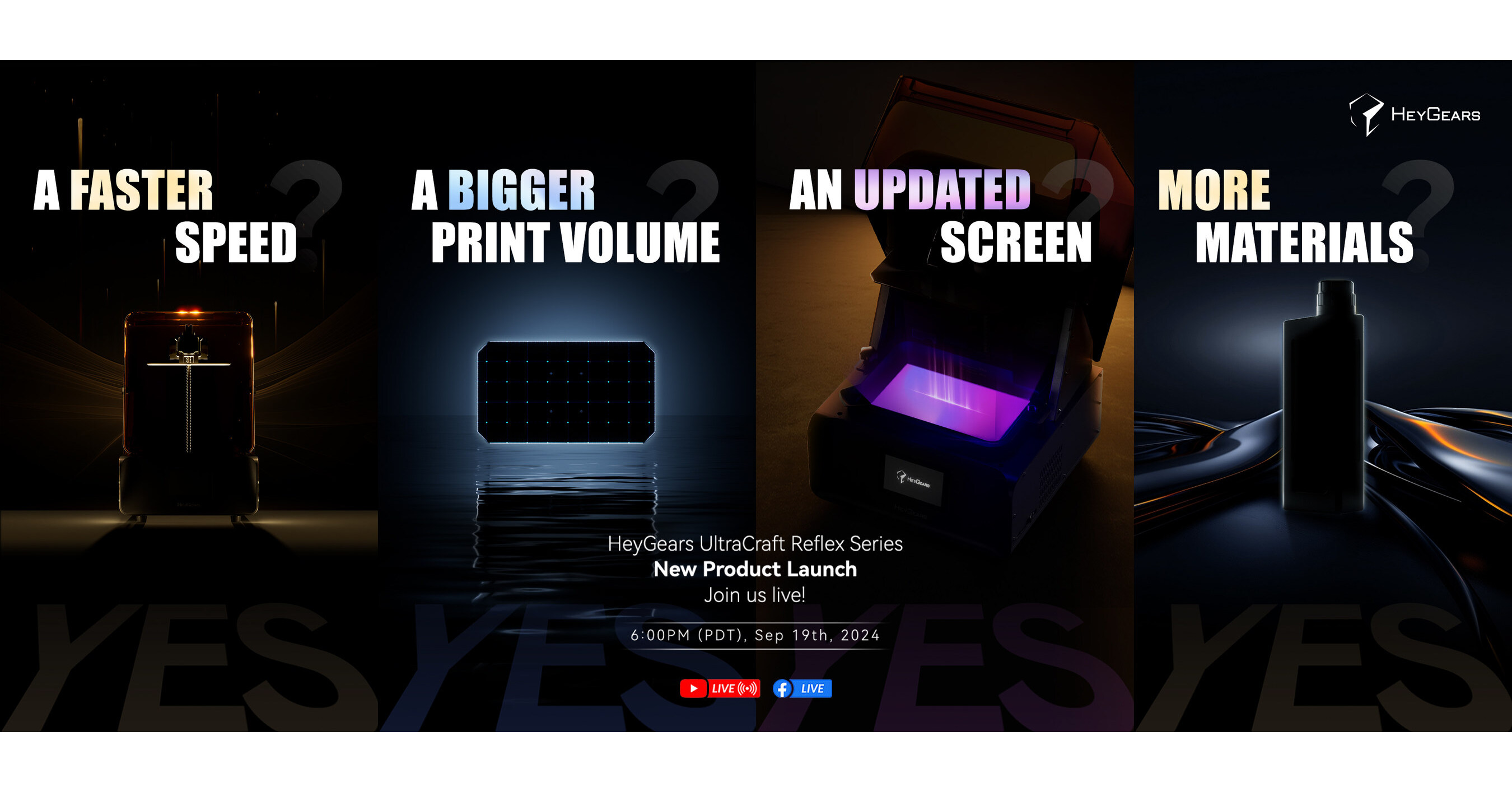 HeyGears to Launch New UltraCraft Reflex Series 3D Printer: Designed ...