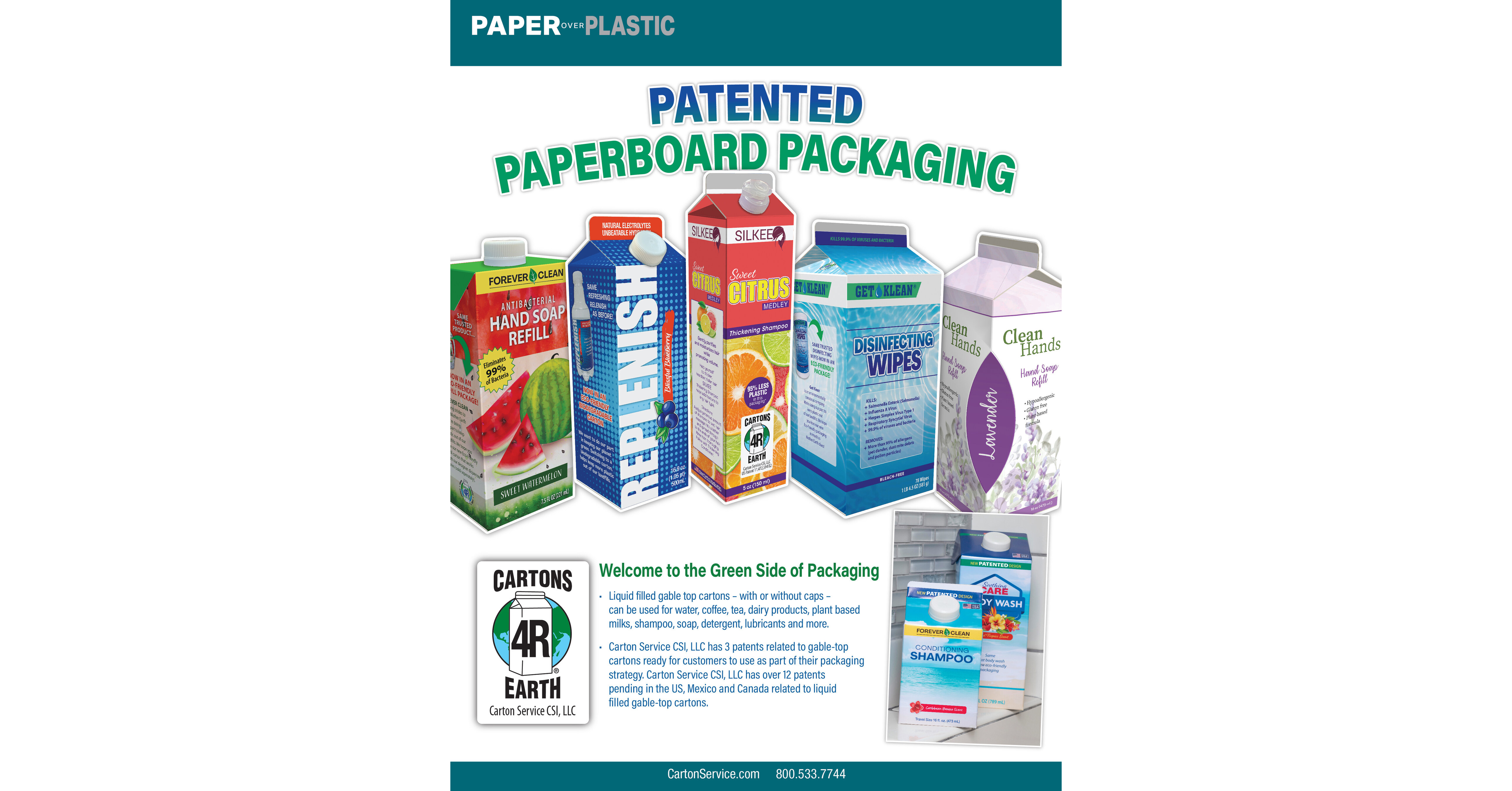 Carton Service Expands Role In Liquid Gable Carton Packaging Market