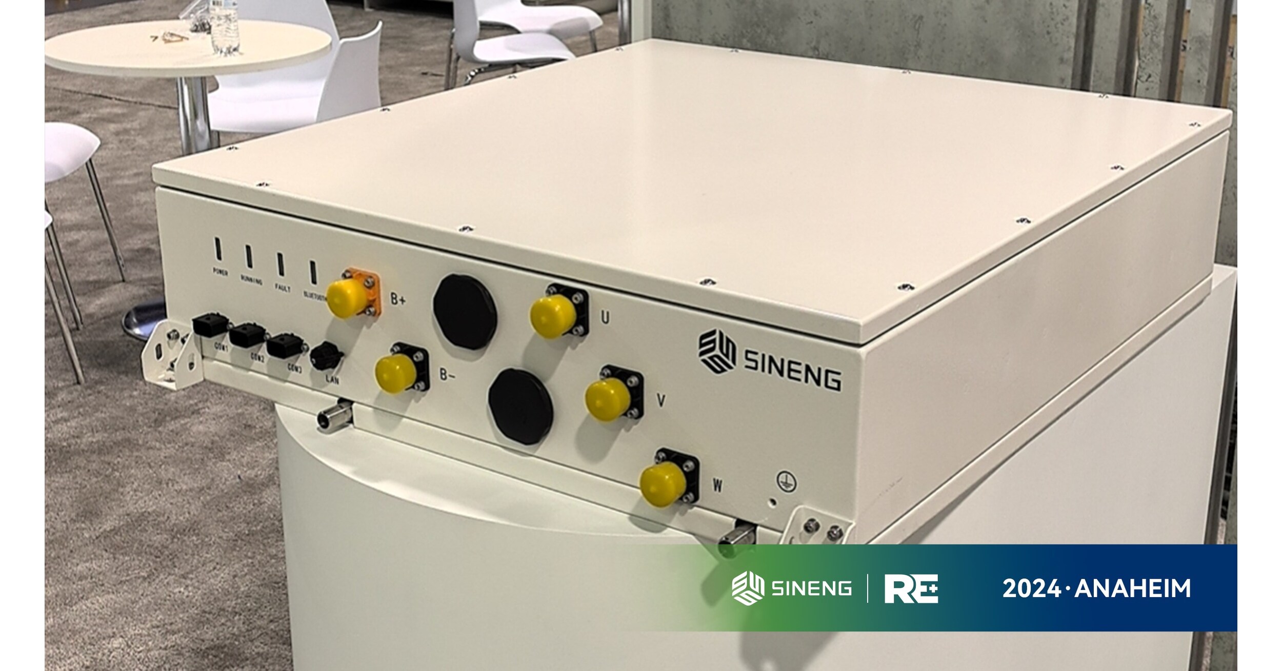 Sineng Electric Launched the New Generation 400kW String PCS at RE+ 2024