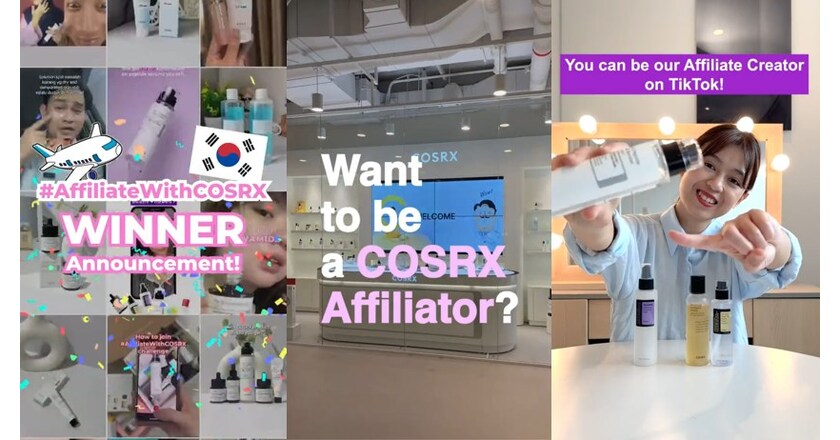 COSRX's #AffiliateWithCOSRX TikTok Challenge Season 1 Wraps Up with 69M ...