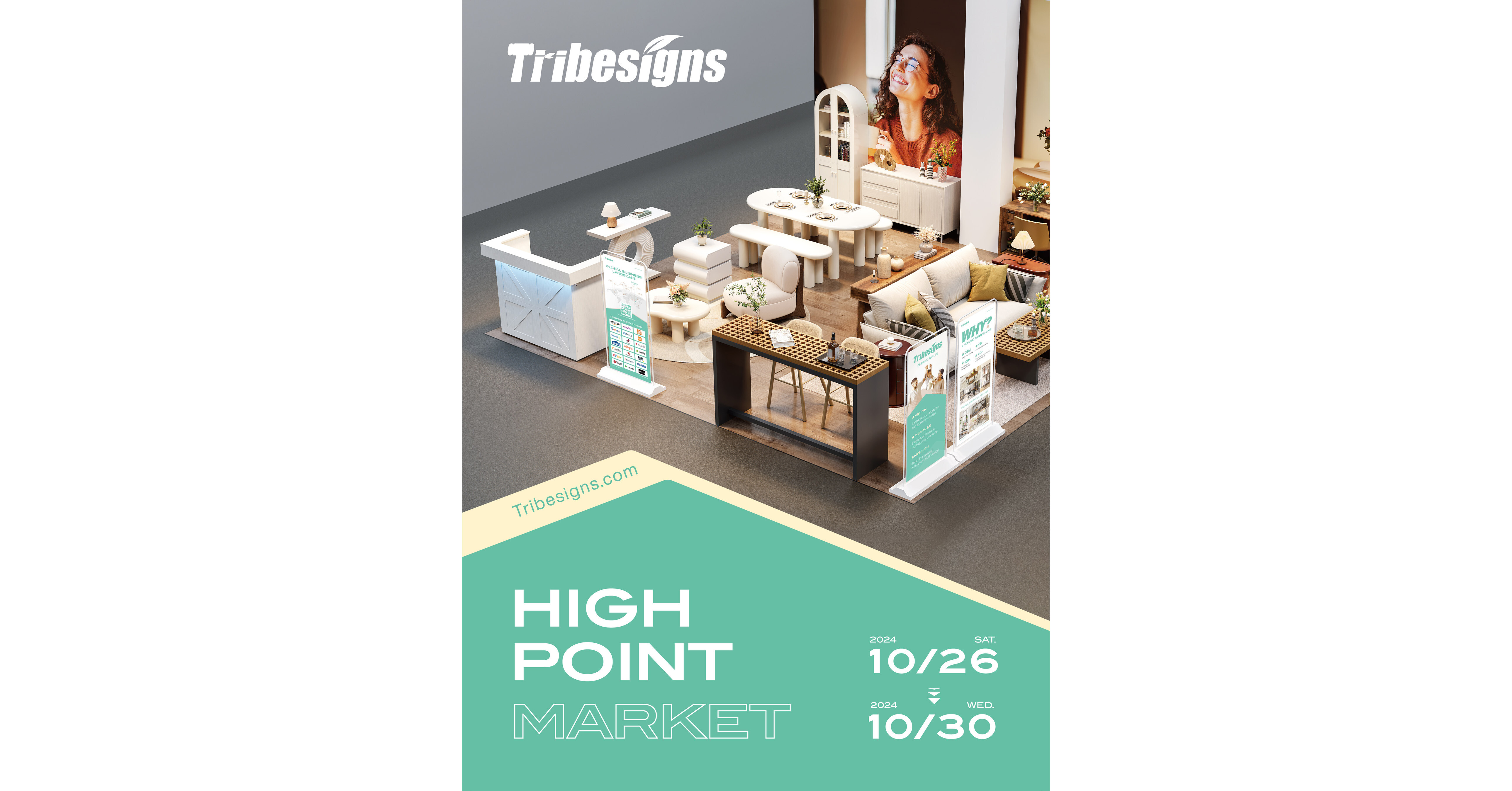 Tribesigns hará su debut en Estados Unidos en octubre en High Point Market