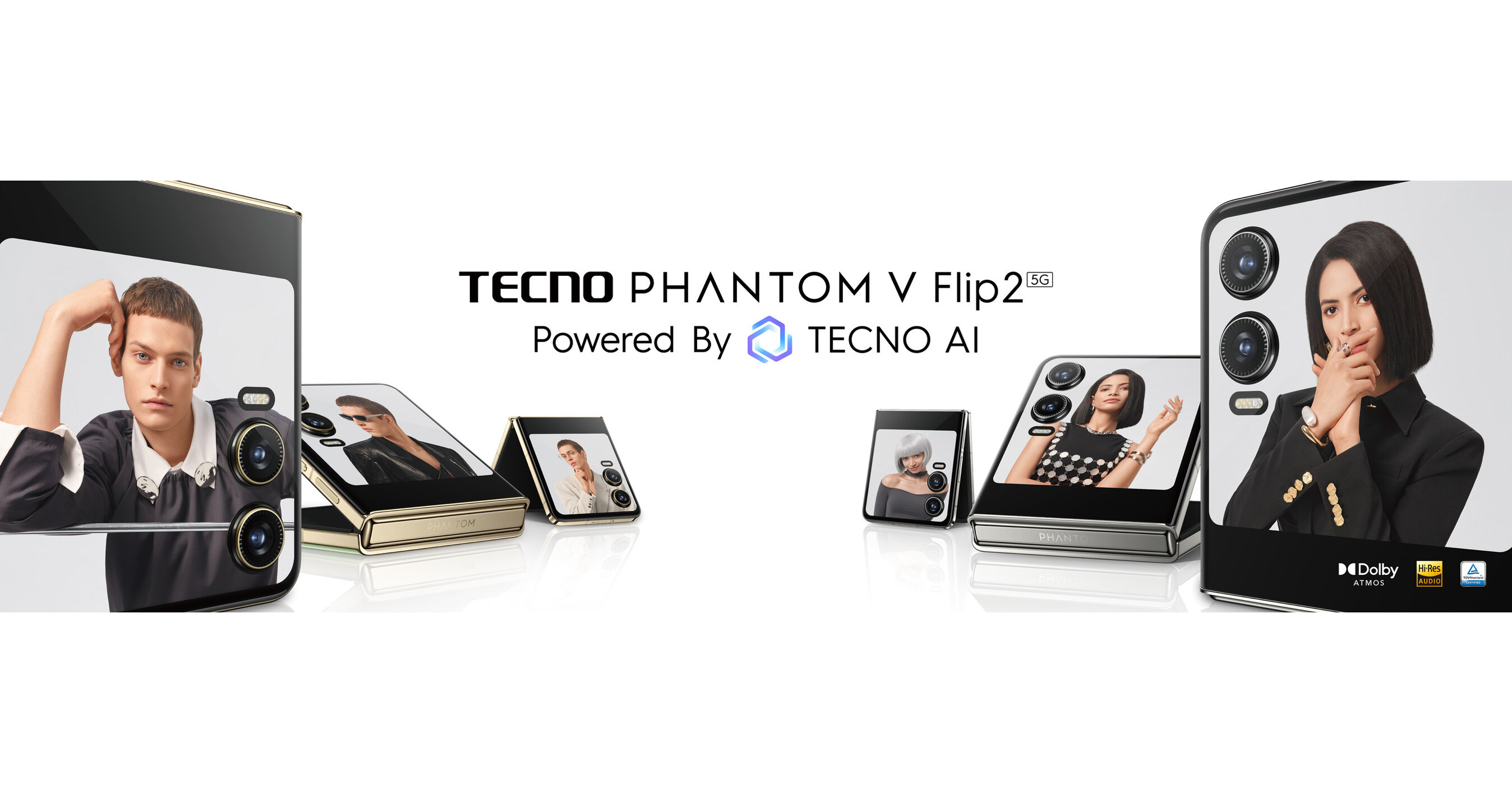 TECNO Unveils PHANTOM V Flip2 5G - Iconic Aesthetic Meets Innovative AI ...