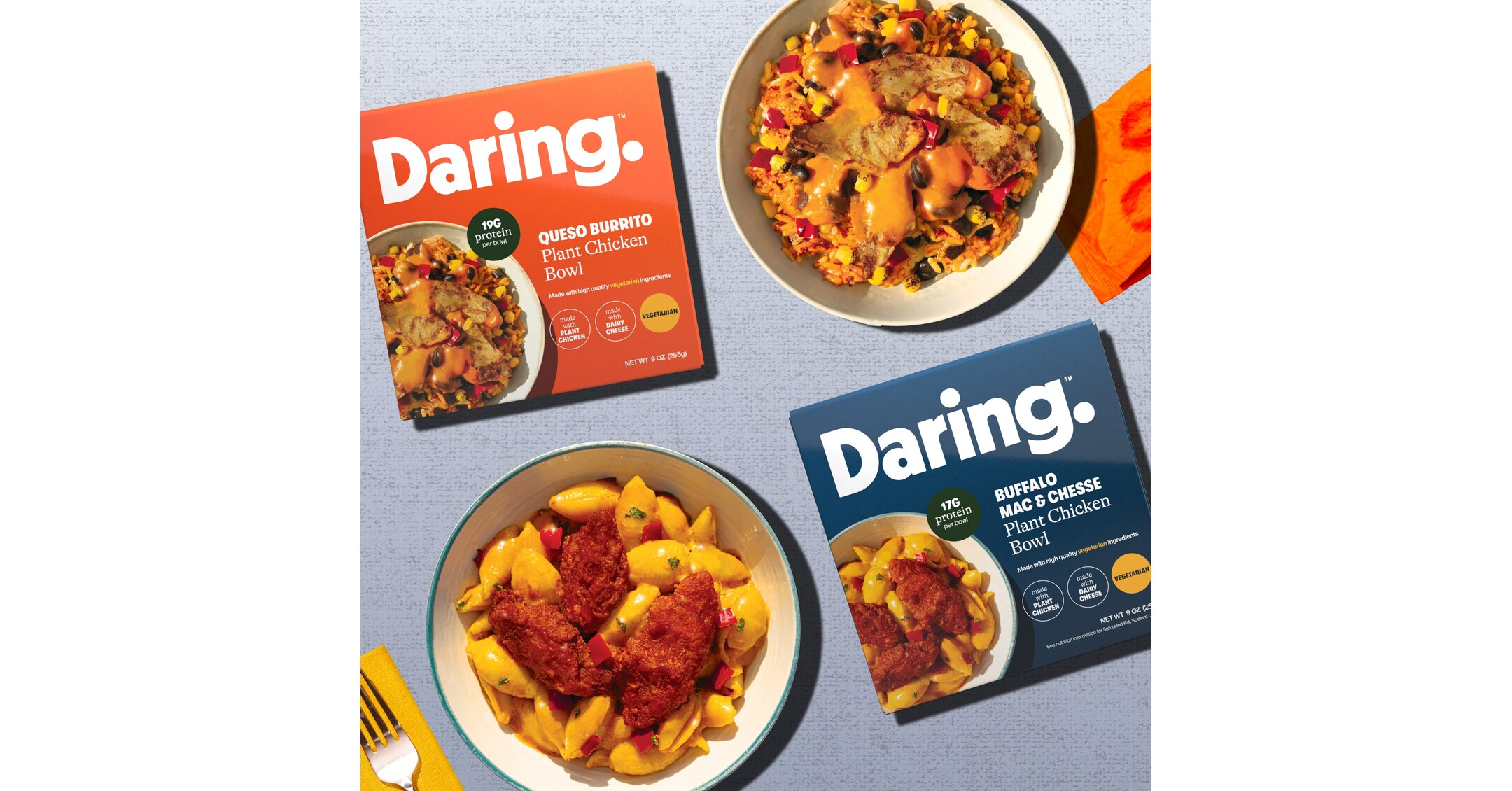 Daring Plant Chicken Introduces New Vegetarian Frozen Entrees