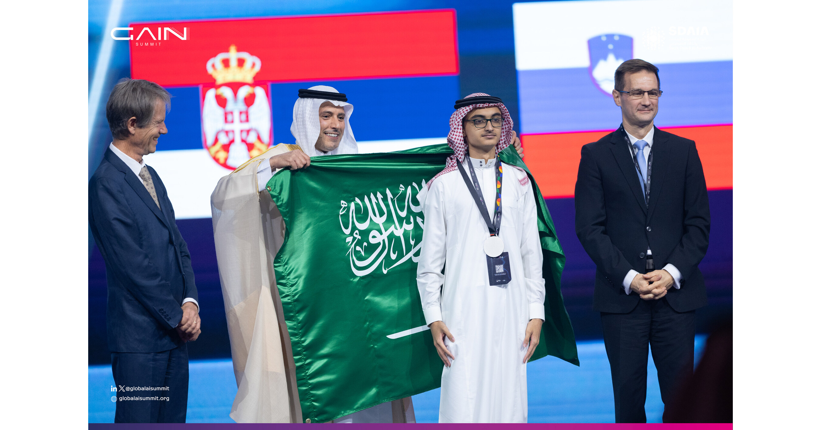 SDAIA Awards Medals to 44 Students from Over 25 Countries at the First ...