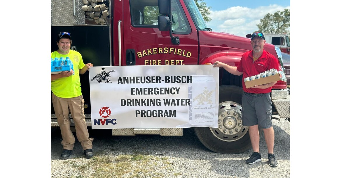 Anheuser-Busch Delivers Nearly 66,000 Cans of Emergency Drinking Water ...
