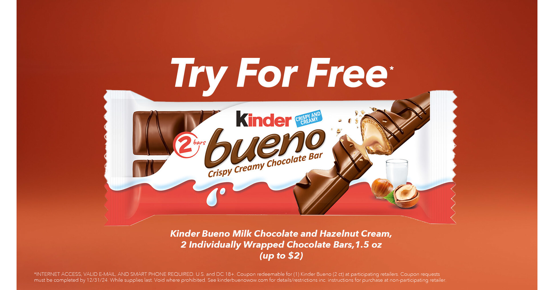 Premium Chocolate Brand, Kinder Bueno, to Give Free Bars Through the ...