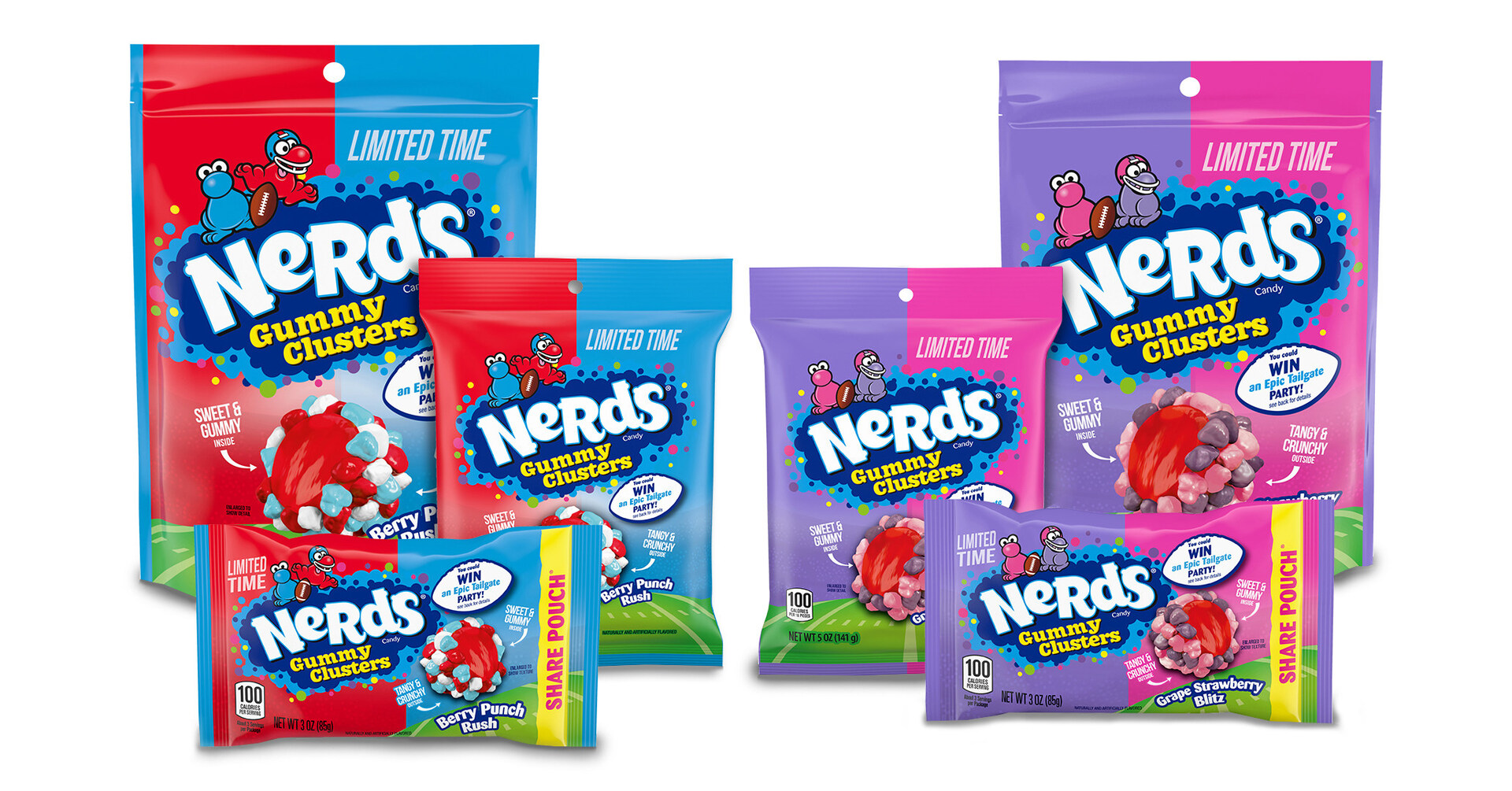 The Sweetest Rivalry in Football: NERDS® Debuts Two New Limited-Time ...