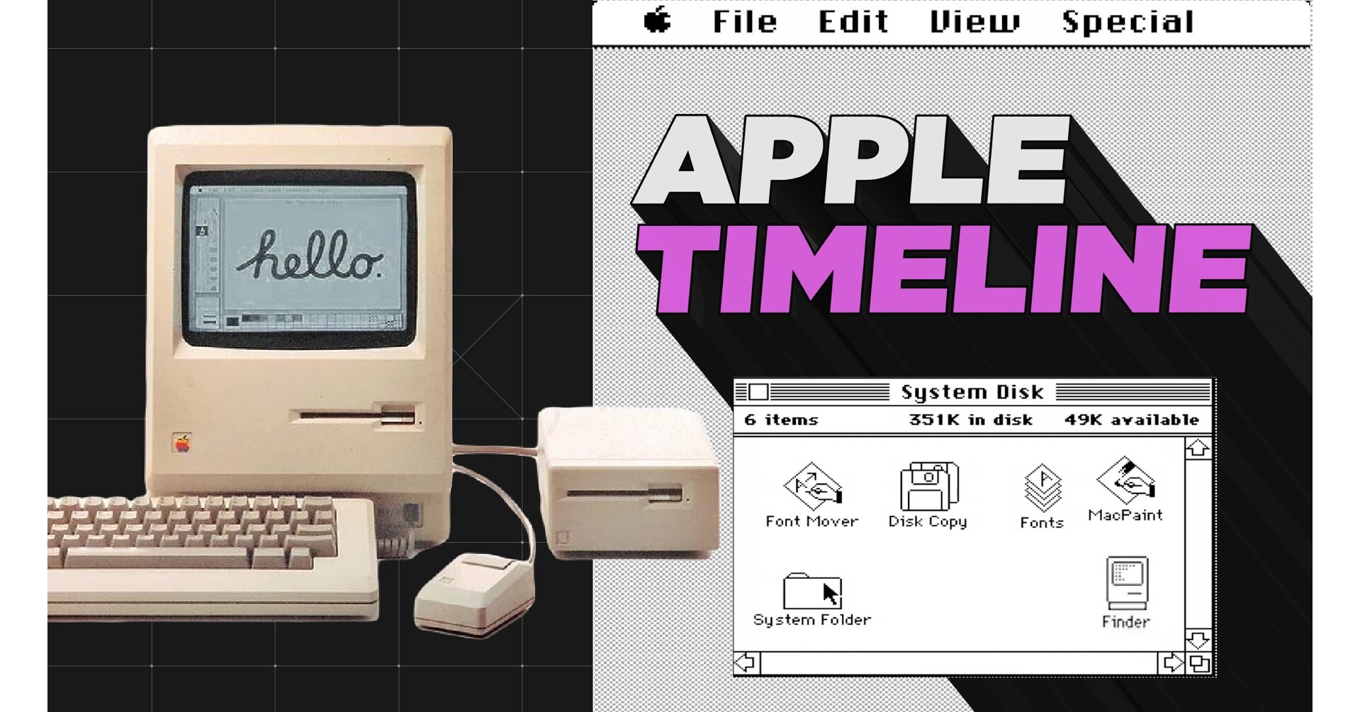 Apple's Iconic Timeline Comes to Life in Stunning Motion Graphics by ...