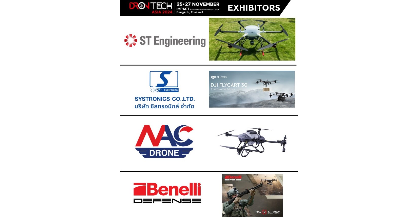DRONTECH ASIA 2024 WELCOMES INTERNATIONAL DRONE PLAYERS CUAV TECH INC ...