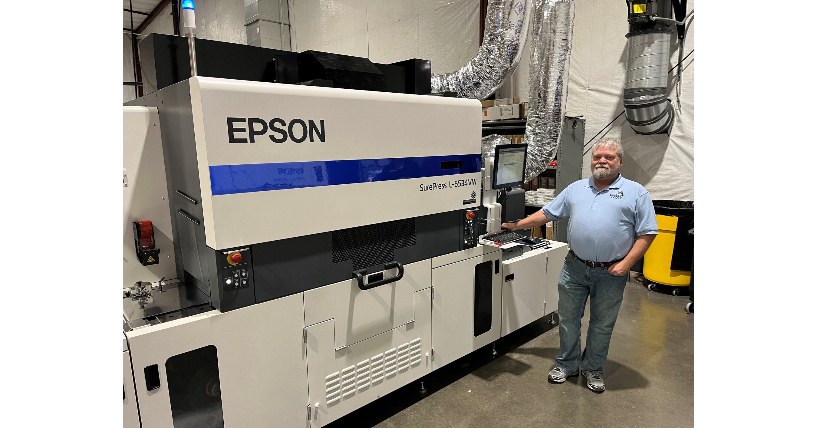 Husky Labels Installs Epson SurePress L-6534VW UV Digital Label Press ...