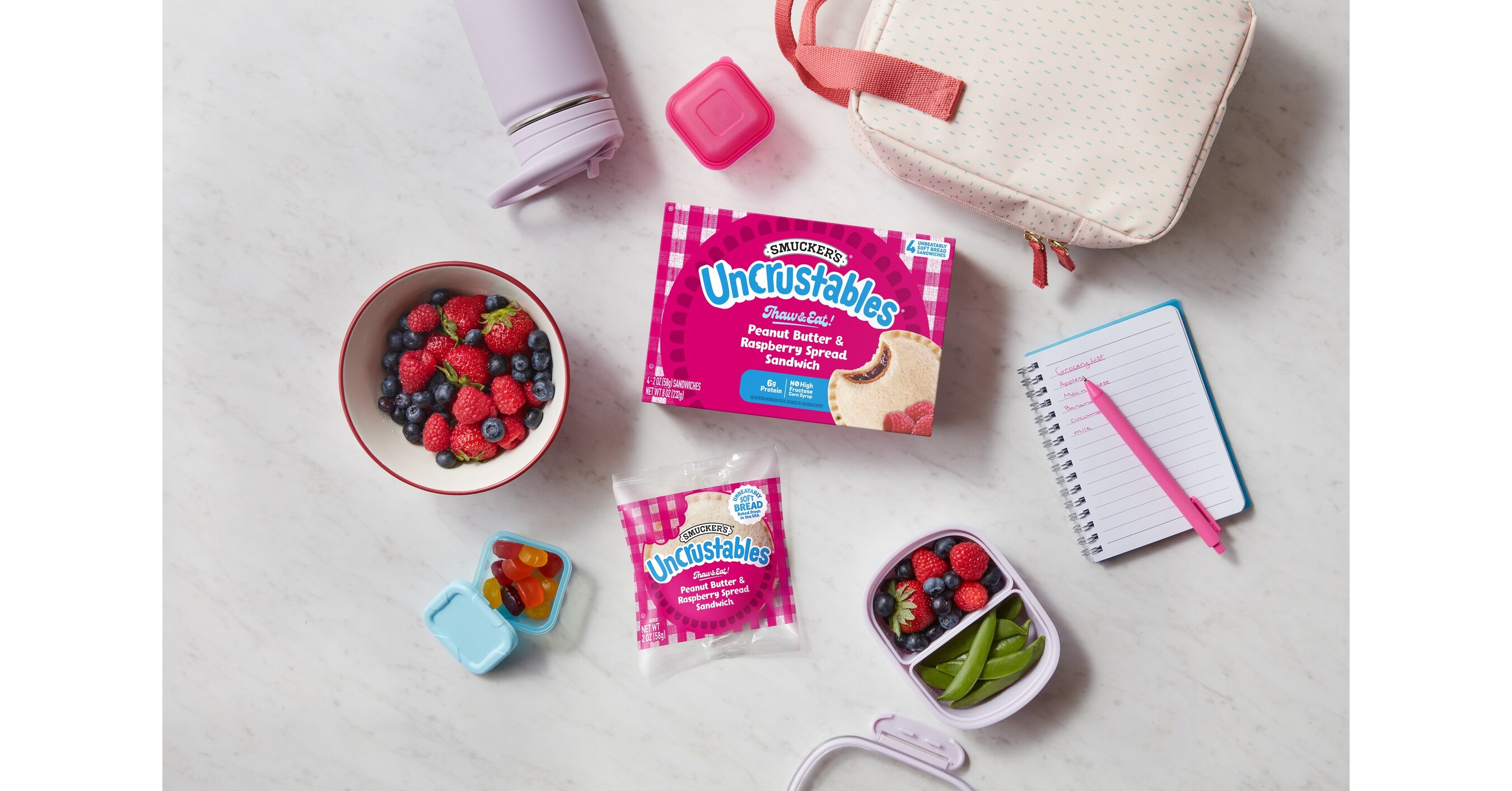 Uncrustables® Launches New Raspberry Flavor -The First New PB&J in 10 Years
