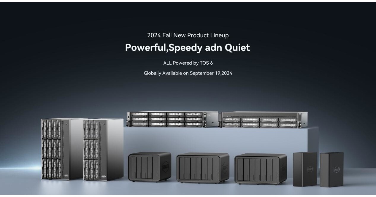 TerraMaster Unveils 9 New NAS Models with TOS 6 System