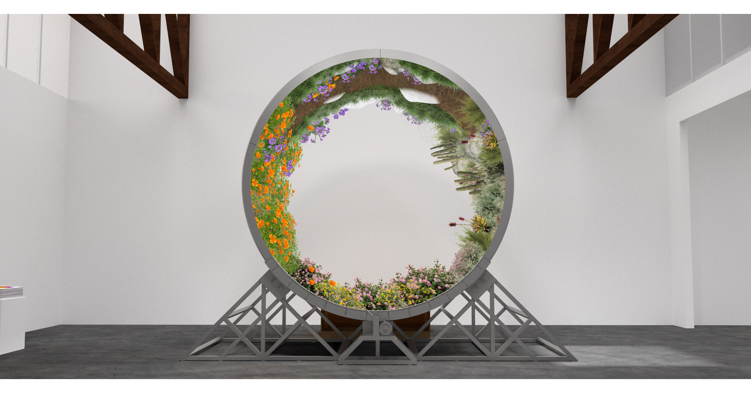 Merrell Unveils Interactive "Wander Wheel" Art Installation in New York ...