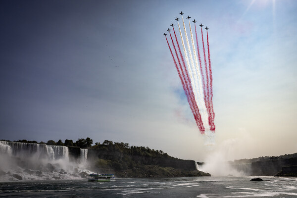 Royal Air Force Red Arrows Land in St. John's for the Final Stop of the ...