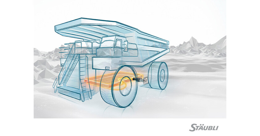 Stäubli introduces the newest hands-free Quick-Charging Connector System with industry-leading 7 ...