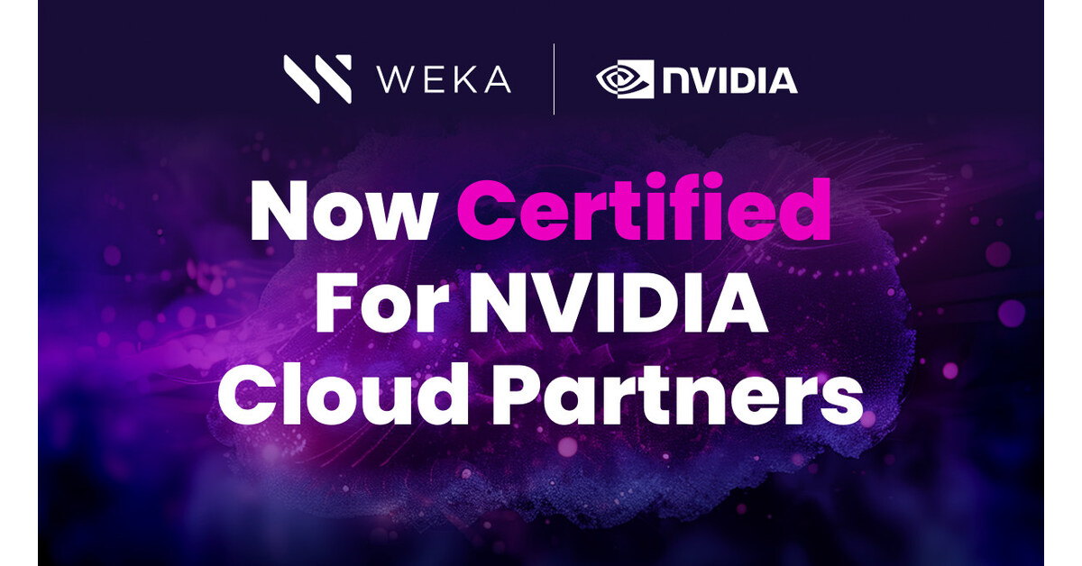 WEKA Achieves NVIDIA Cloud Network Partner Certification