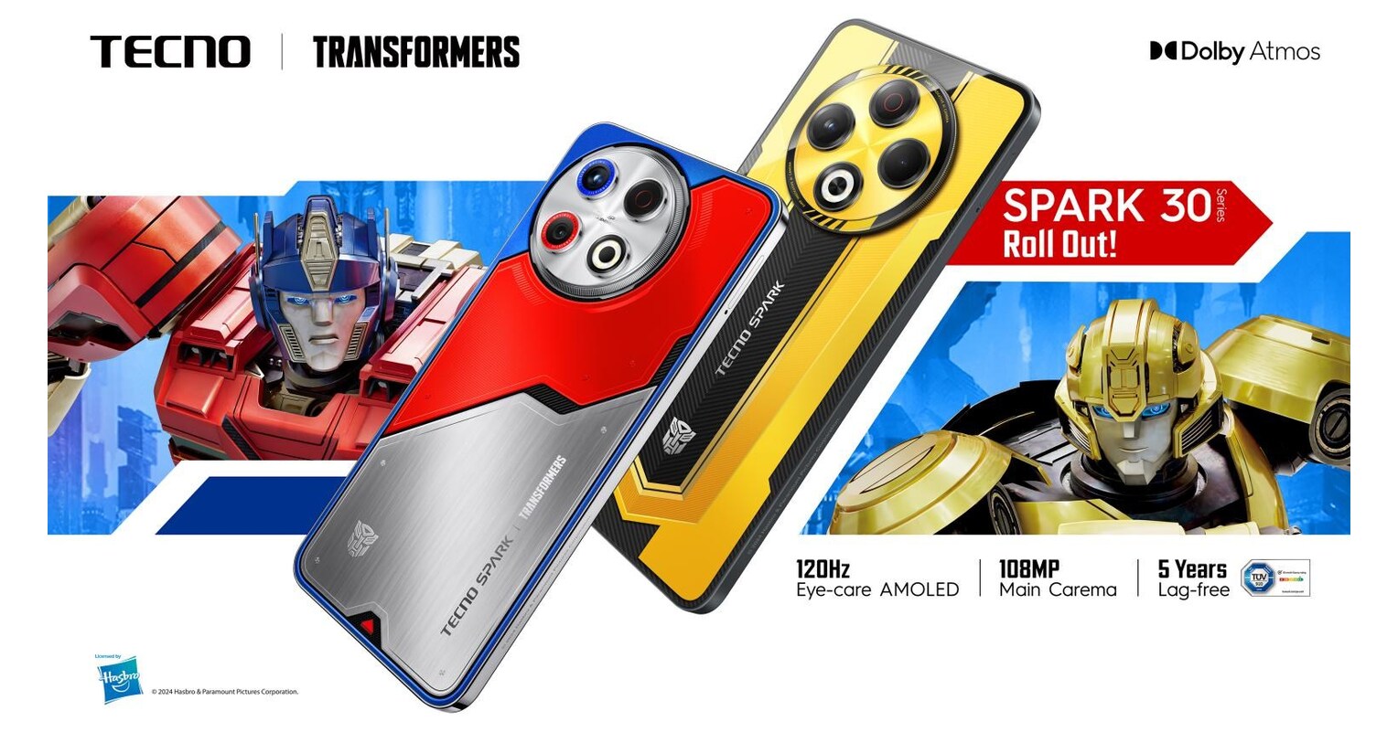 Tecno Spark 30 Series Launches With Transformers Edition Converting