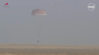 NASA Astronaut Tracy C. Dyson, Crewmates Return from Space Station ...