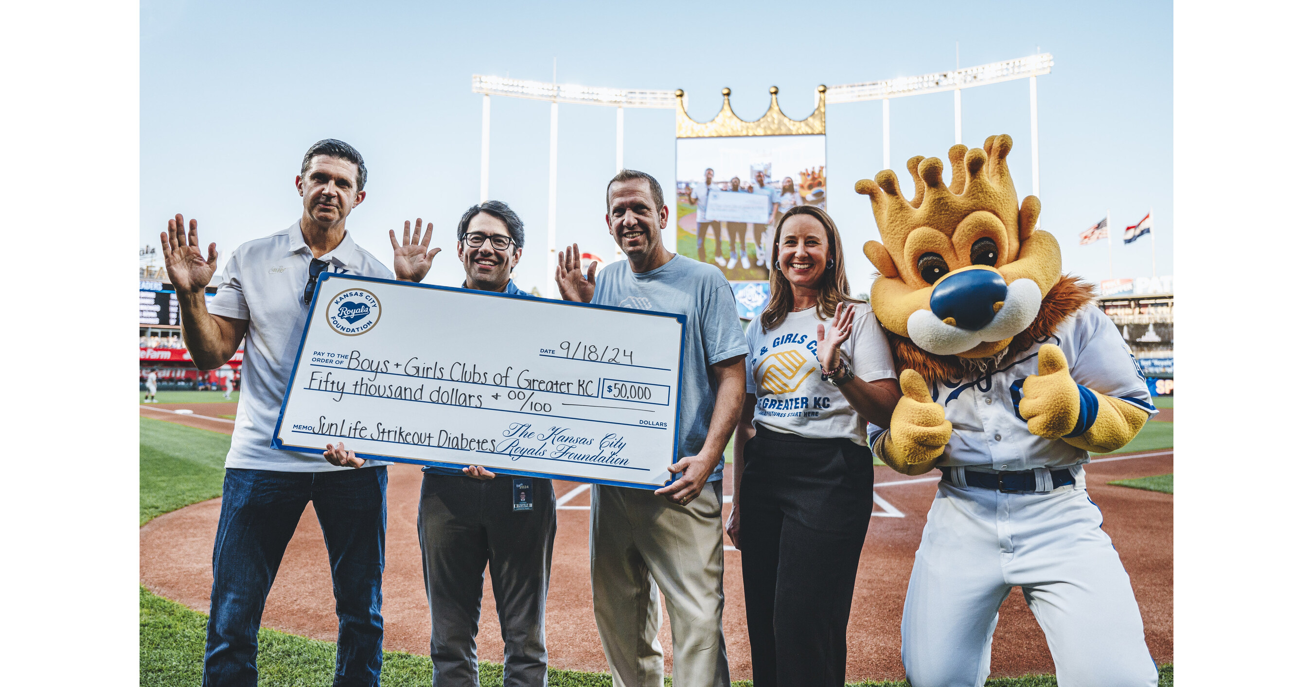 Sun Life U.S. and The Kansas City Royals Foundation team up for seventh ...