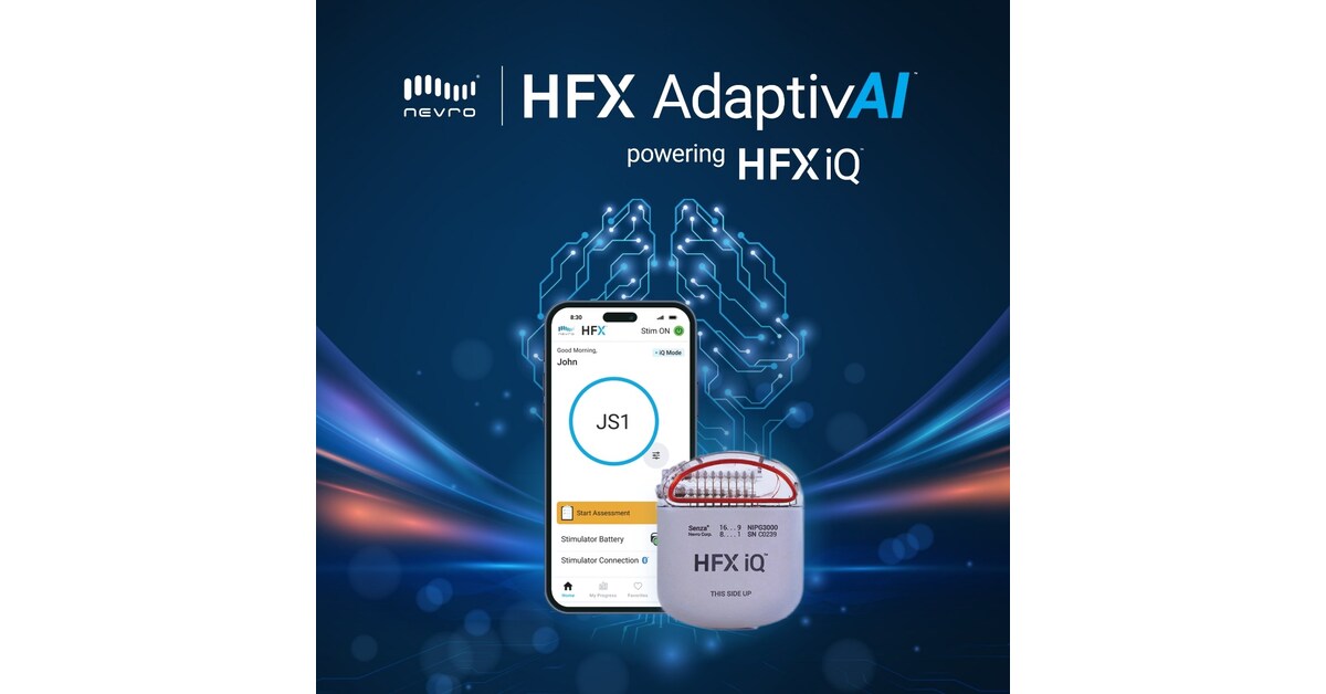 Nevro Announces the Launch of HFX AdaptivAI™, the Only AI-Driven ...