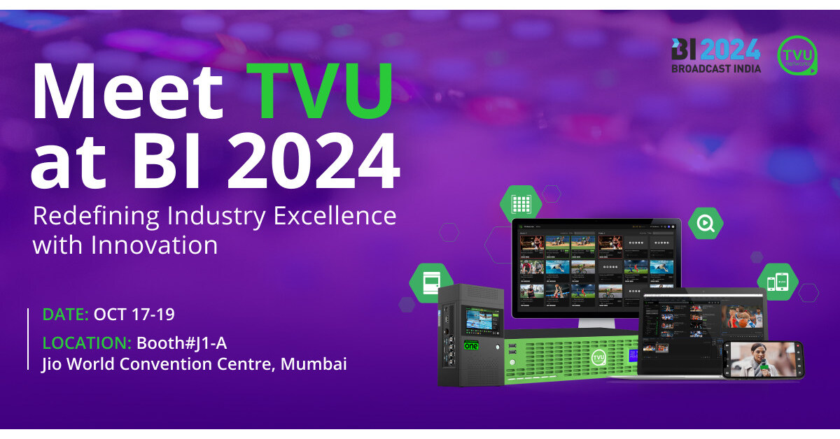 TVU Networks Revolutionizes Live Broadcasting with Cloud and AI-Powered ...