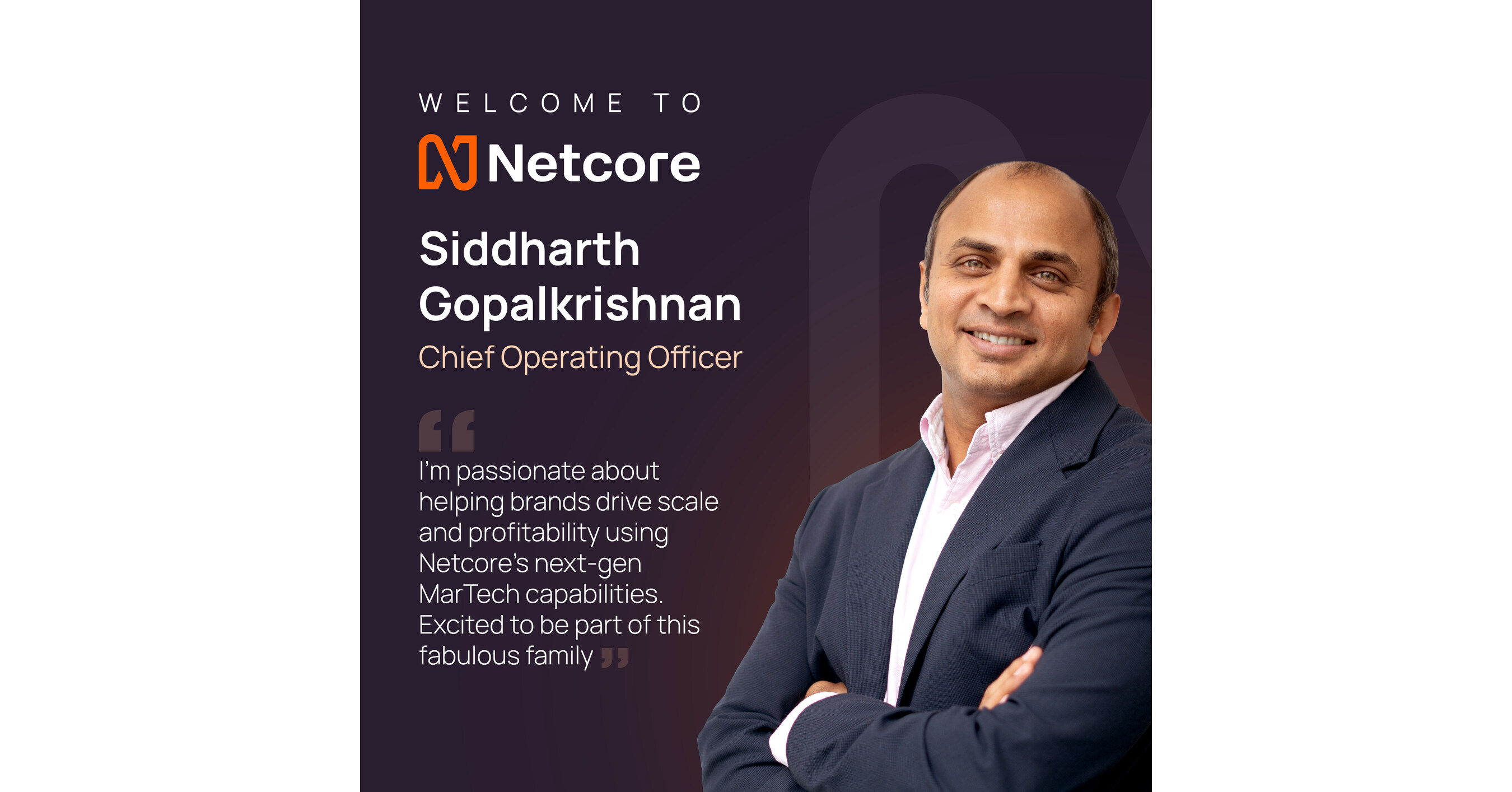Netcore Cloud appoints former McKinsey Partner, Siddharth Gopalkrishnan ...