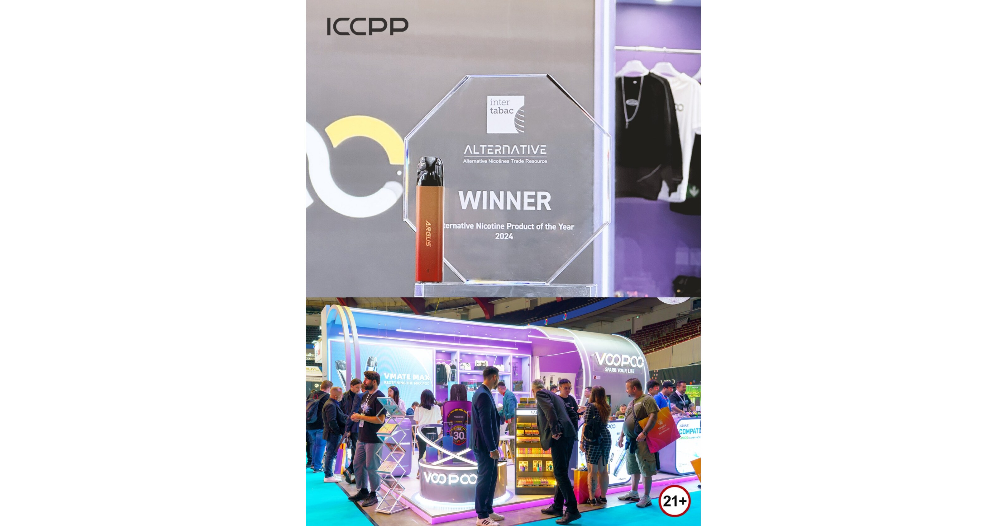 VOOPOO gewinnt den ersten Platz auf der InterTabac 2024 in Dortmund!