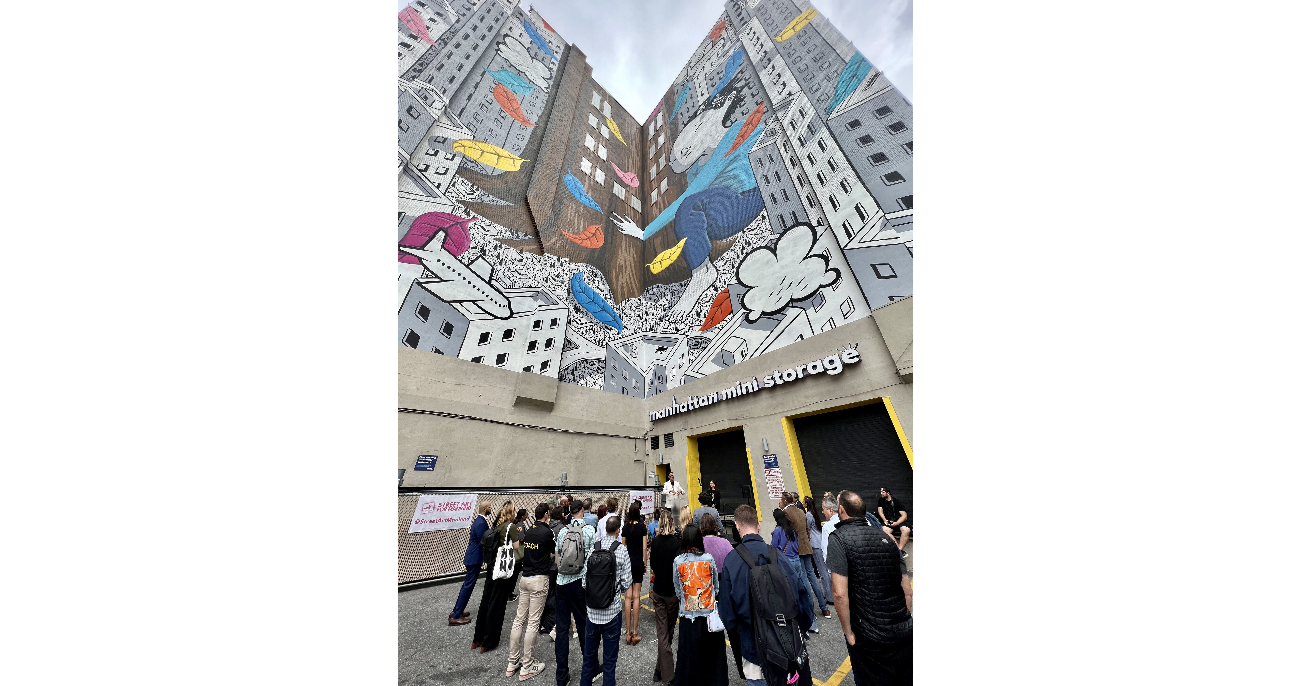 Manhattan Mini Storage Unveils Bold Climate Change Mural, Partnering ...