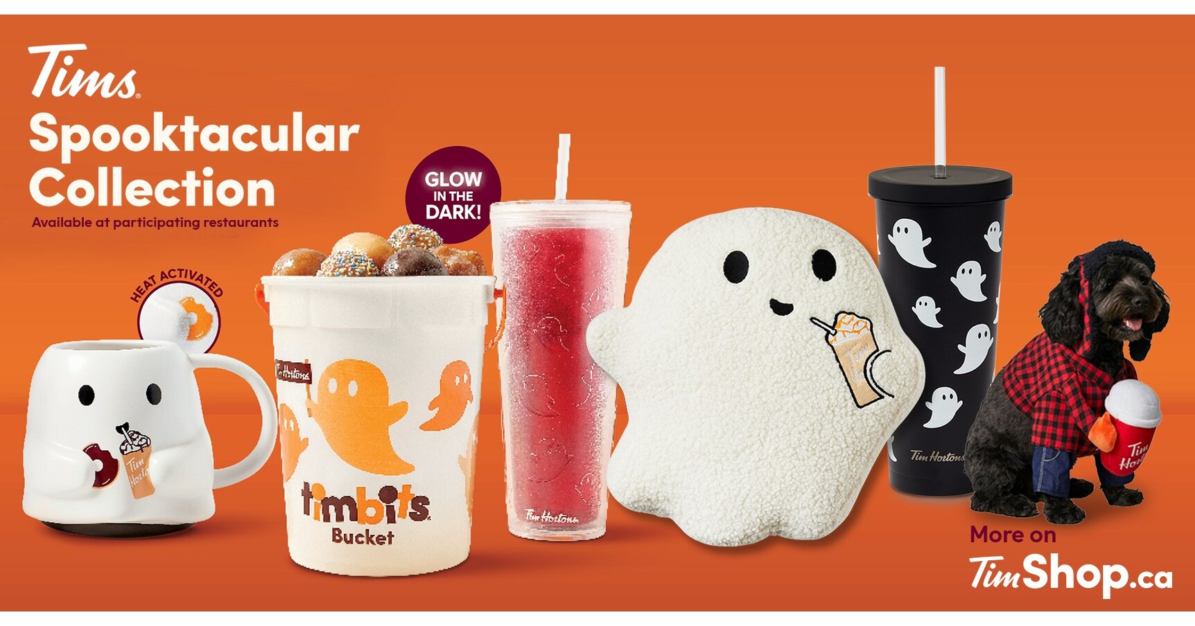 New Tim Hortons Halloween collection includes glow-in-the-dark Timbits ...