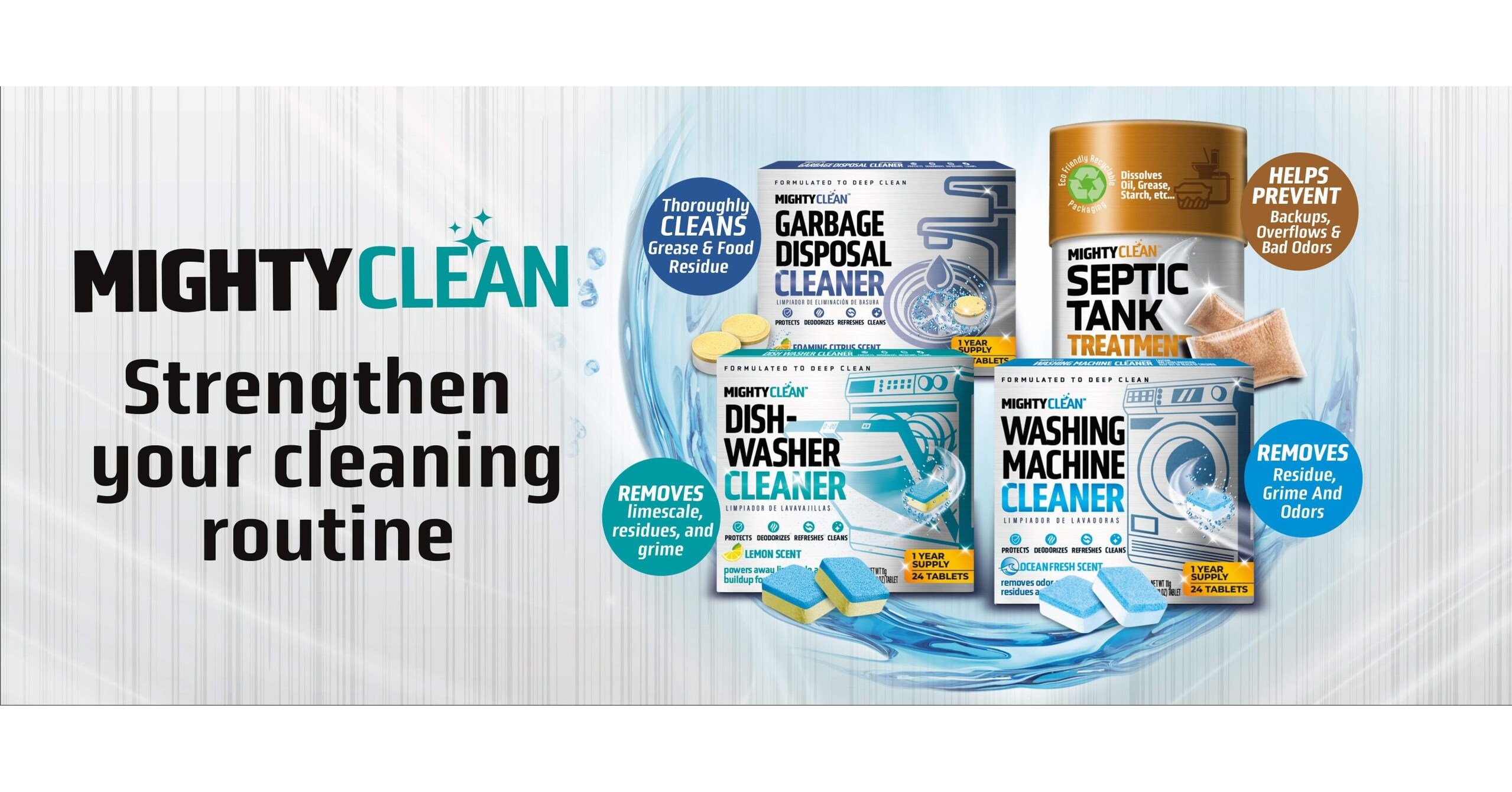 Mighty Clean Launches a Revolutionary Line of Appliance Cleaners