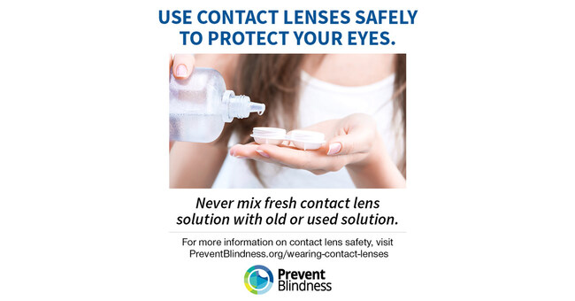 Prevent Blindness Declares October as Contact Lens Safety Month to ...