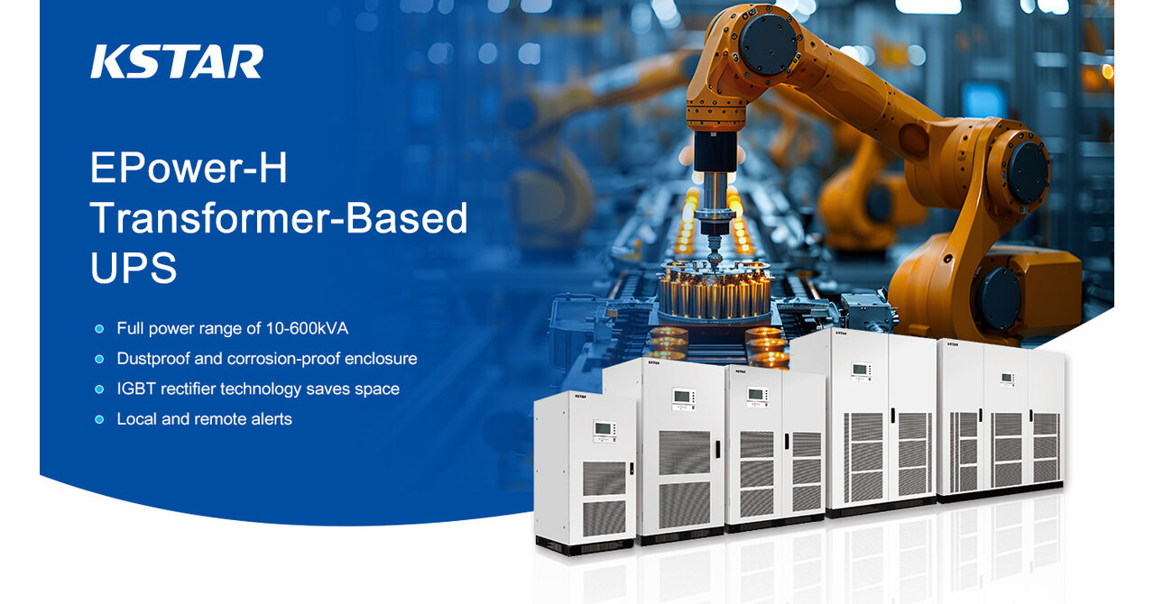 Kstar Unveils Epower-H Transformer-Based UPS System for Enhanced Power ...