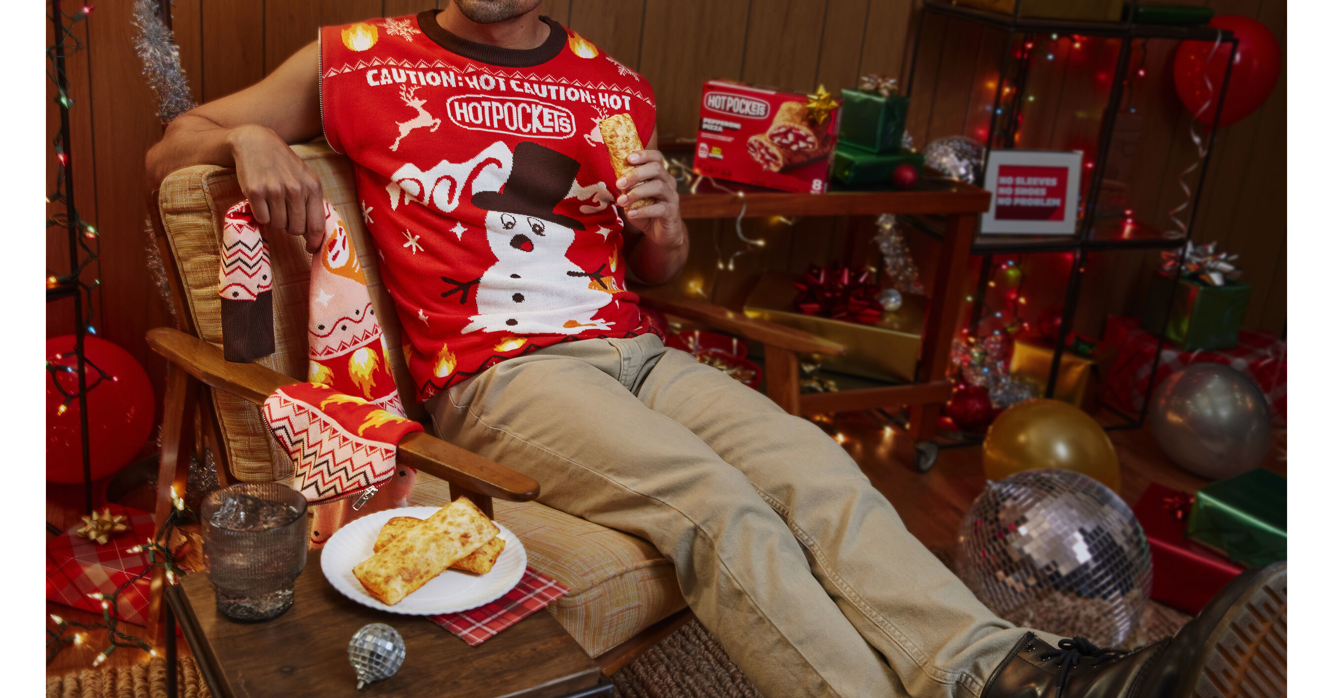 HOT POCKETS® INTRODUCES ITS FIRST-EVER HOLIDAY SWEATER WITH ZIP-OFF ...