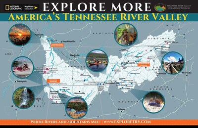 Map Tennessee Valley Mountains