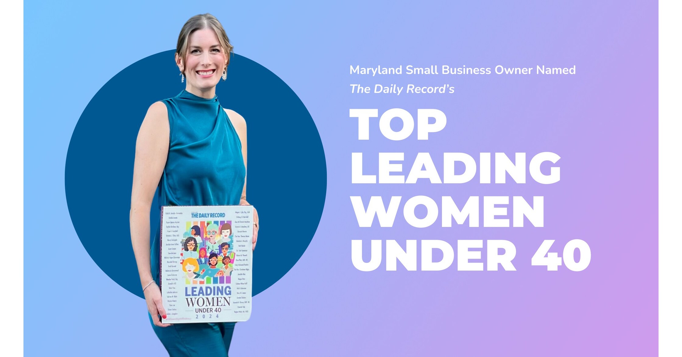 Maryland Small Business Owner Brynne Krispin Honored as One of The ...
