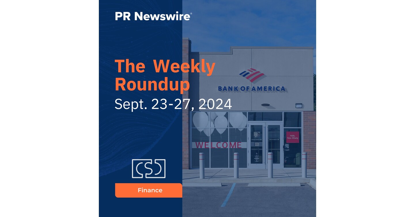 Weekly Recap: 11 Finance Press Releases You Might Have Missed