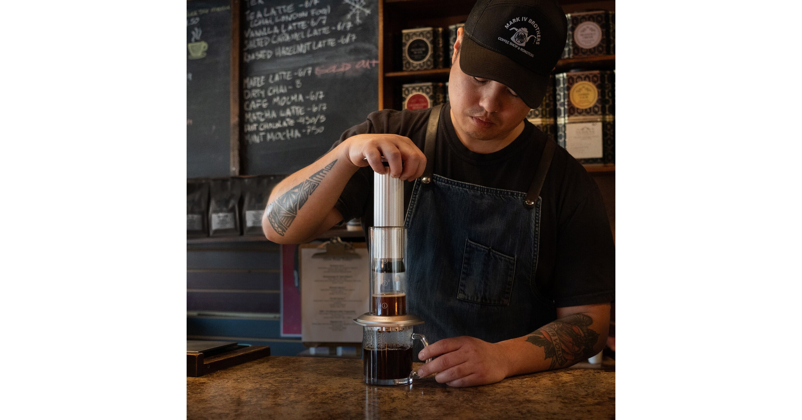 AeroPress, Inc. Debuts Premium Glass & Metal Coffee Press